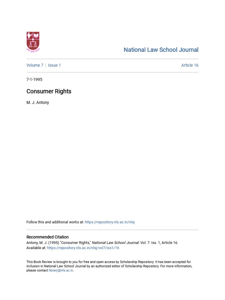 Consumer Rights | PDF | Consumer Protection | Public Sphere