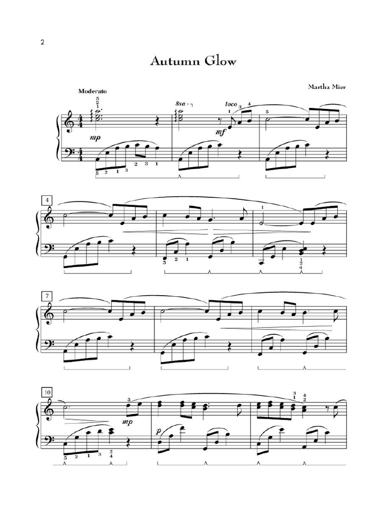 Autumn Glow - Martha Mier | PDF