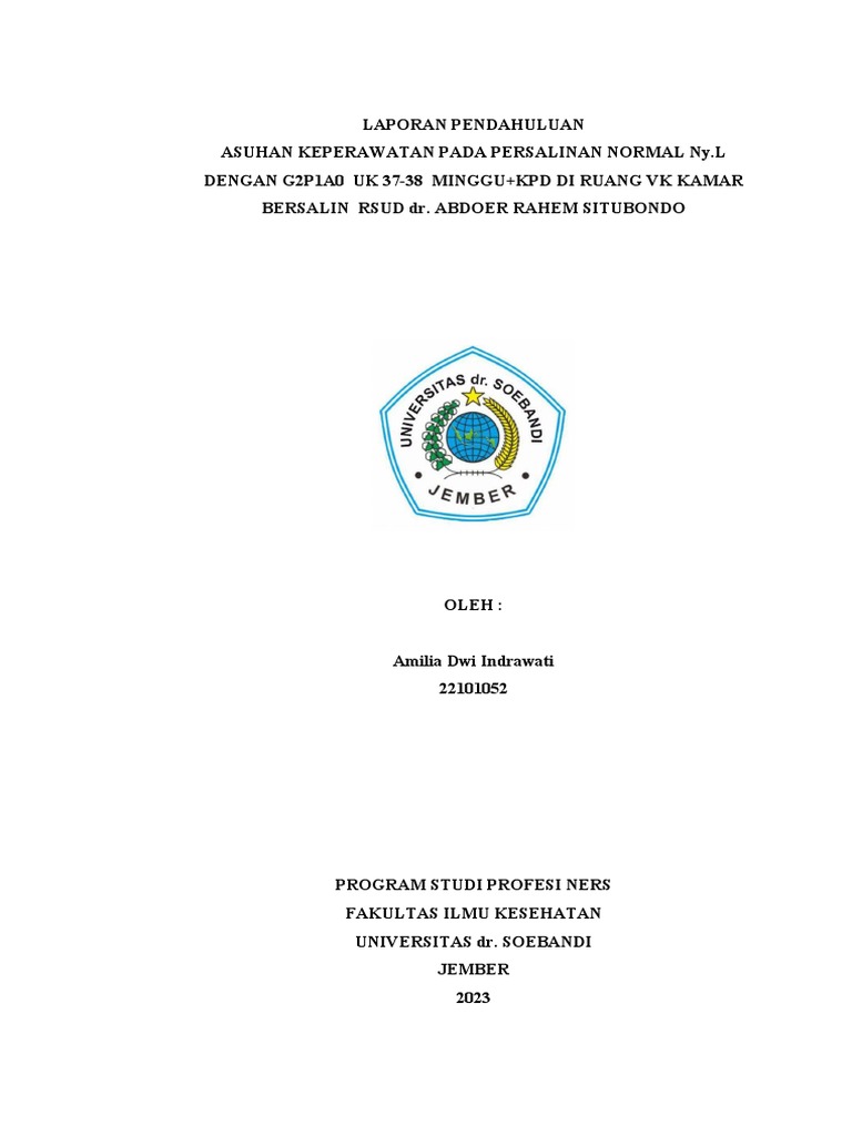 Amilia Dwi Indrawati LP KPD | PDF