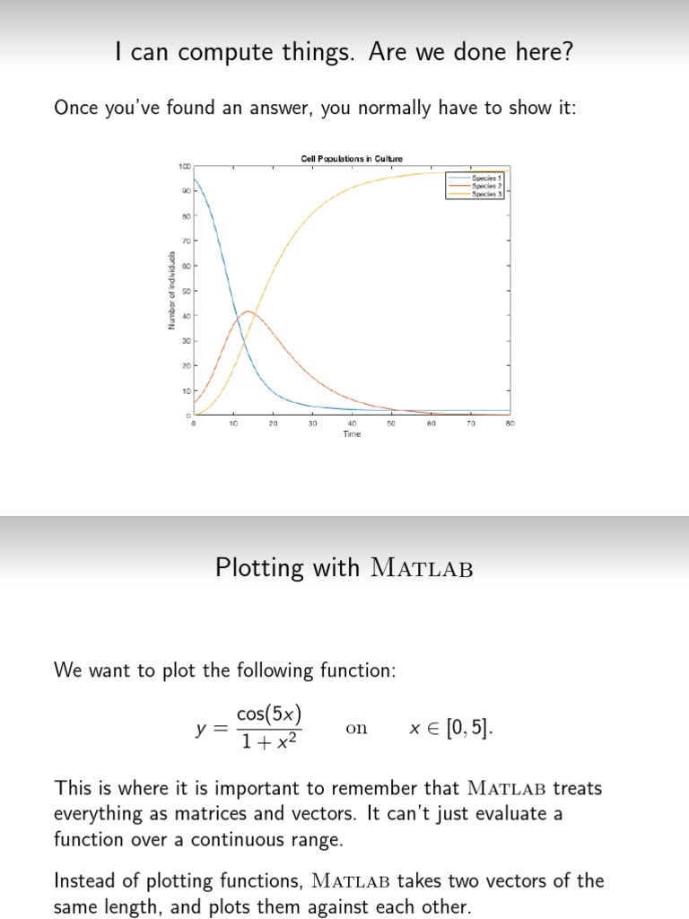 Matlab Slides Iii Pdf Matlab Matrix Mathematics 