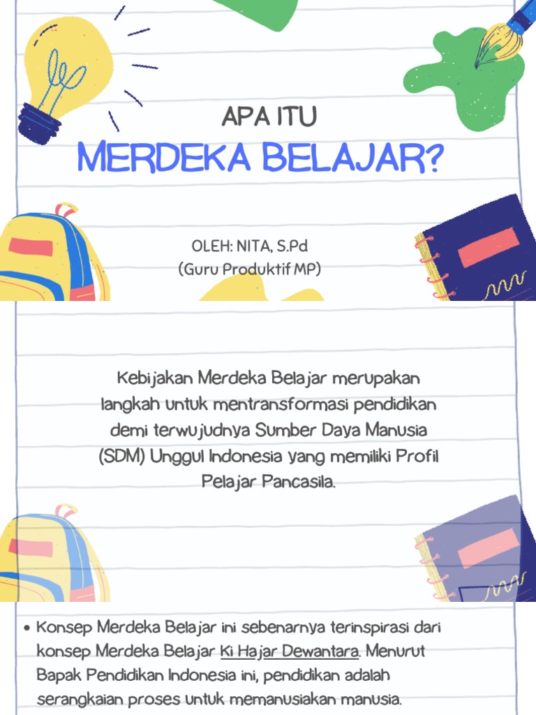 PMM Merdeka Belajar | PDF