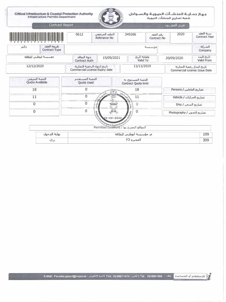 CICPA Contract Report Sample | PDF