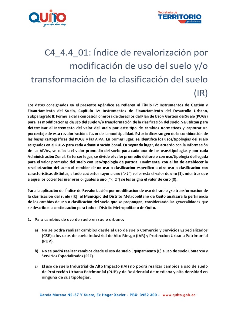 Apendice C4 4 4 01 Indice De Revalorizaciuon 1 Pdf