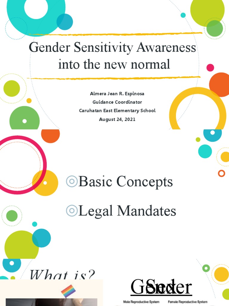 Gender Sensitivity Awareness Guide | PDF | Gender | Gender Studies