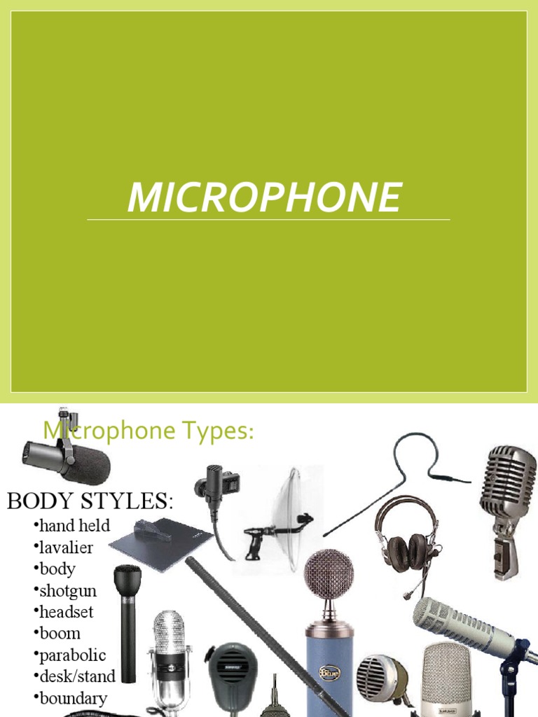 Microphone Basics | PDF | Microphone | Loudspeaker Microphone Basics | PDF | Microphone | Loudspeaker