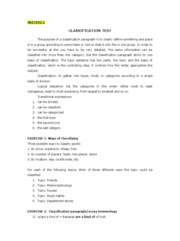 Classification Upload | PDF