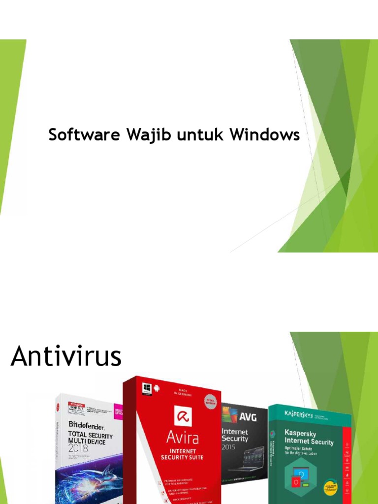 Software Wajib Untuk Windows | PDF | Seni | Teknologi & Rekayasa