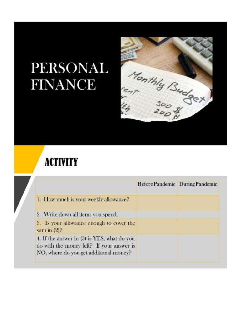 Personal Finance | PDF