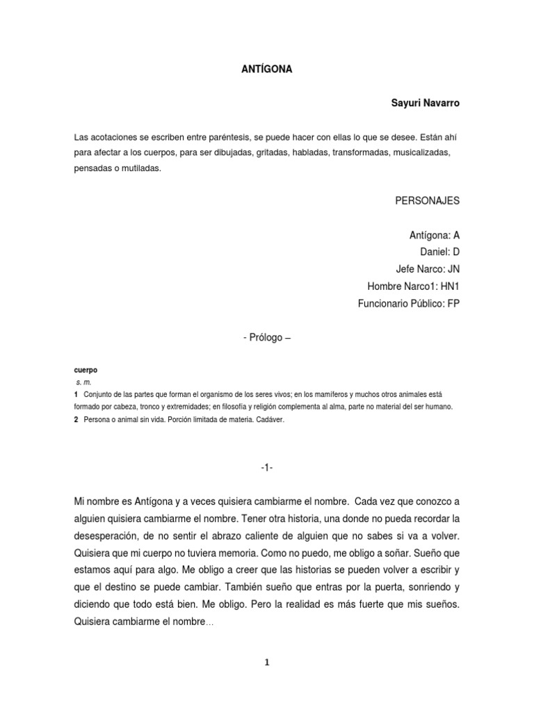 Antígona Final | PDF