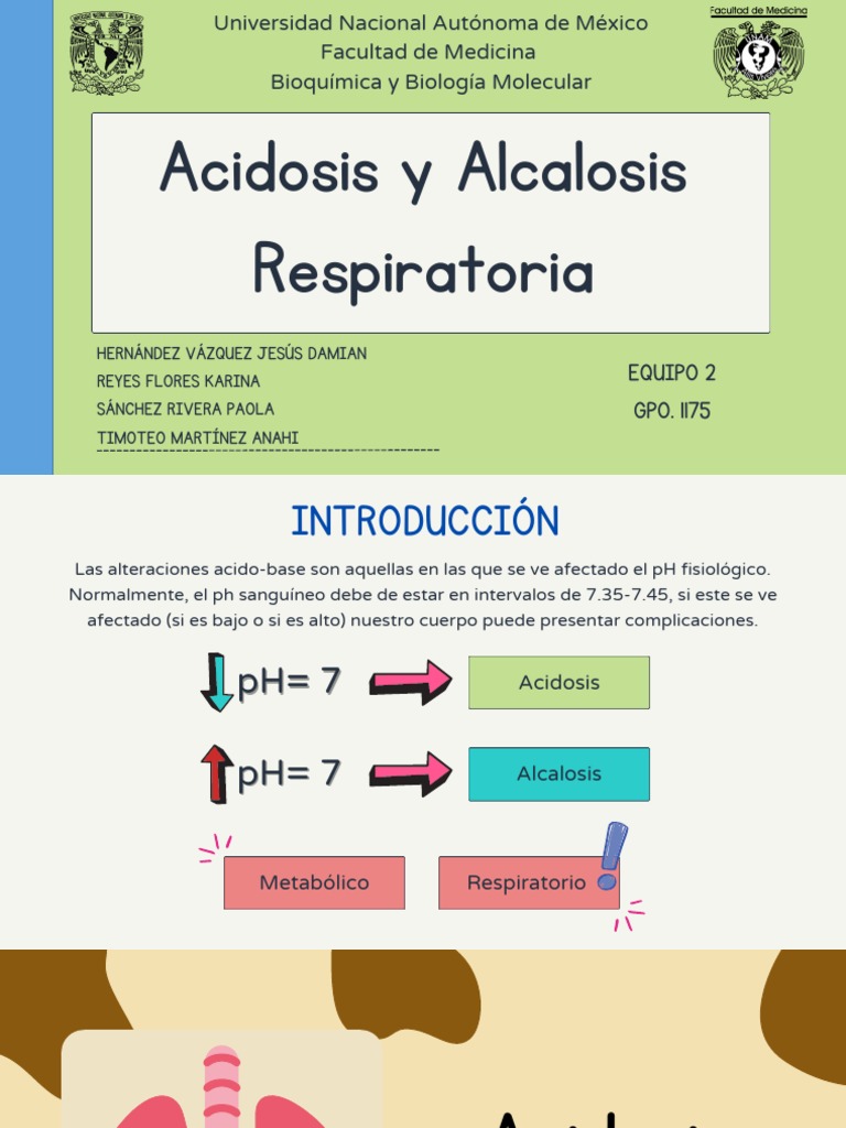 Acidosis y Alcalosis Respiratoria | PDF | Emergencias Médicas | Fisiología