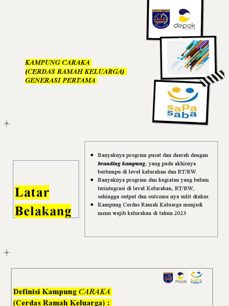 Kampung Caraka: Ketahanan Keluarga Cerdas | PDF