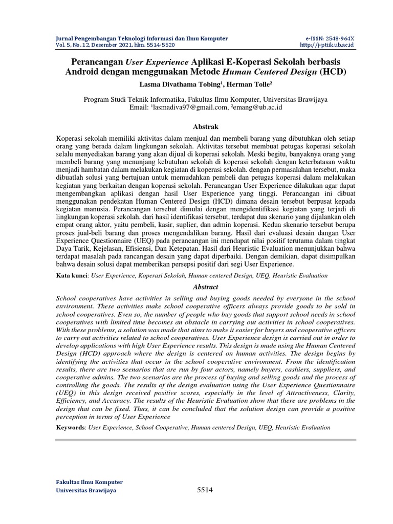 Perancangan User Experience Aplikasi E-Koperasi Sekolah Berbasis ...