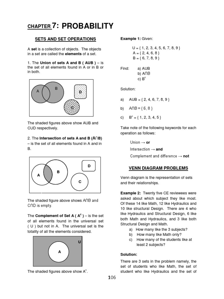 Probability | PDF | Odds | Mathematics