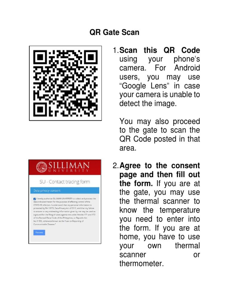 Qr Gate Scan Instructions Pdf