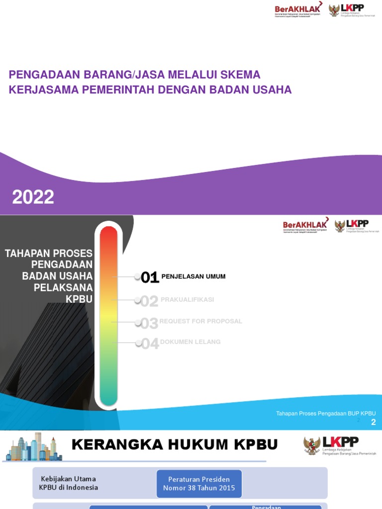 LKPP - Pengadaan Barang Dan Jasa Skema KPBU | PDF LKPP - Pengadaan Barang Dan Jasa Skema KPBU | PDF