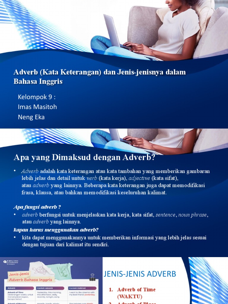 Jenis-jenis Adverb dalam Bahasa Inggris | PDF