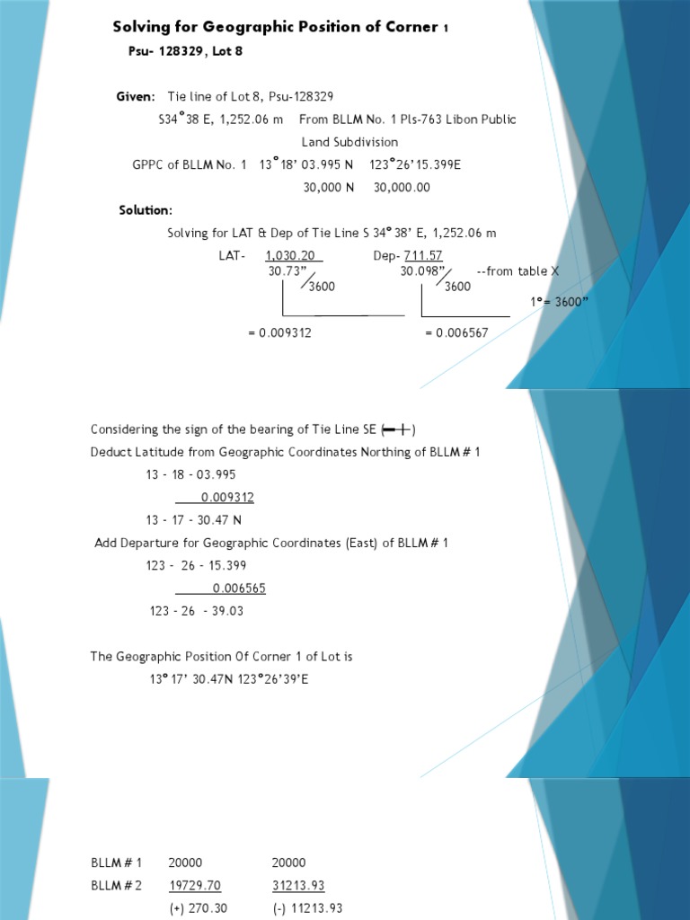 Problem Solving On Geographic Position | PDF