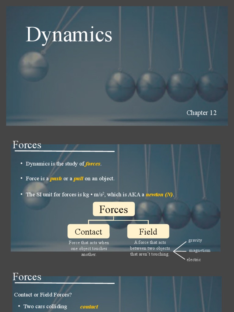 Chapter 12 Notes - 12A | PDF | Force | Acceleration