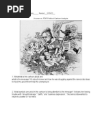 Political Cartoons of The Gilded Age | PDF | Economies