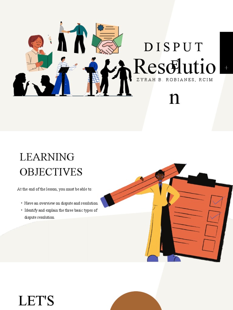 Dispute Resolution | PDF