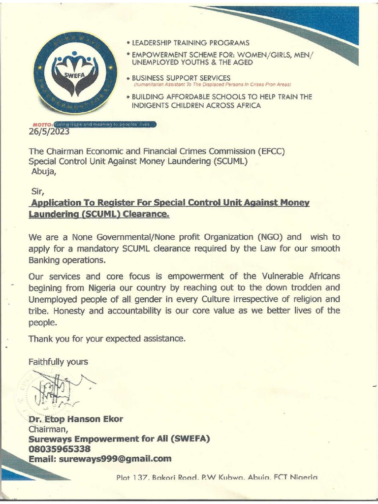 Swefa Documents | PDF