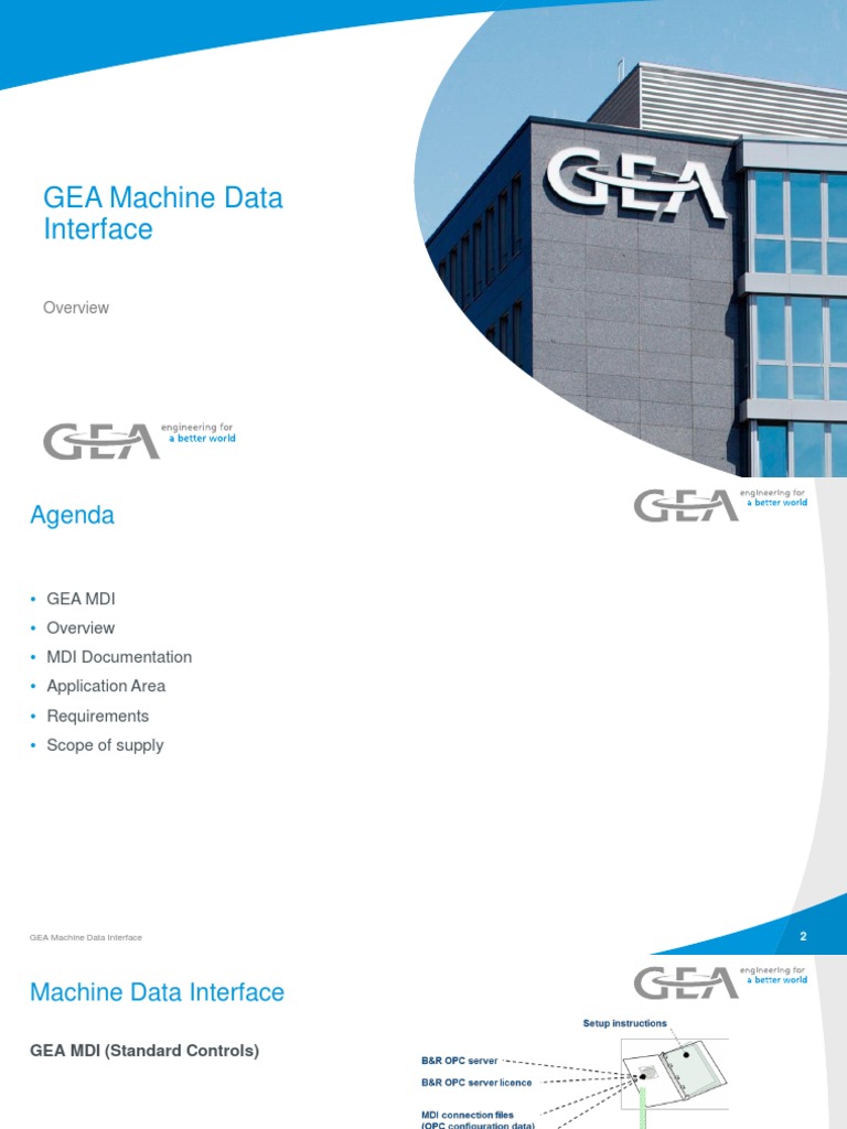 GEA Machine Data Interface - Customer Information - EN - v3 | PDF ...