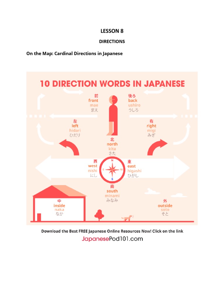 Lesson 8 Directions | PDF