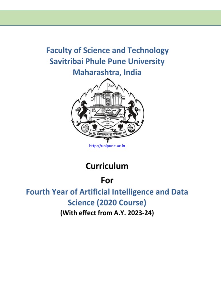 AI & Data Science Final Year Syllabus | PDF | Cluster Analysis | Machine Learning