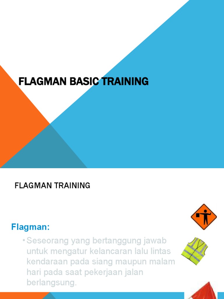 Pelatihan Dasar Flagman Lalu Lintas | PDF