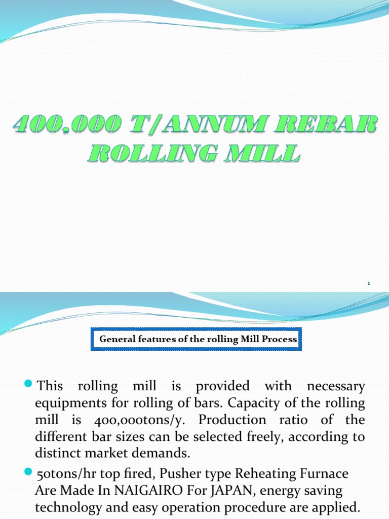 Rolling Mill Equipment and Layout Details | PDF