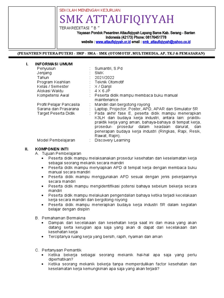 Modul Ajar DDO 1 | PDF