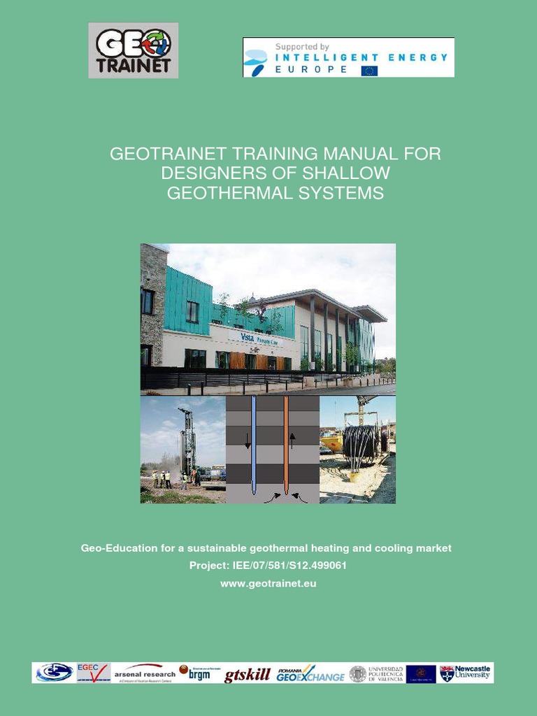 GSHP Design Training Manual | PDF | Heat Pump | Geothermal Energy
