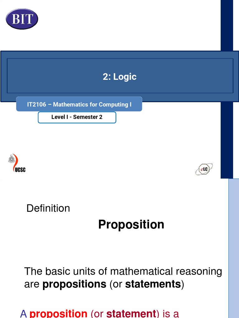 Understanding Propositions and Logic | PDF