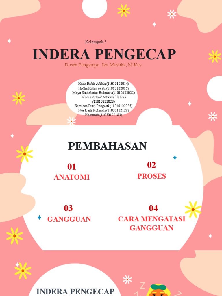 Indera Pengecap | PDF | Kajian Bahasa Asing | Kesehatan Holistik