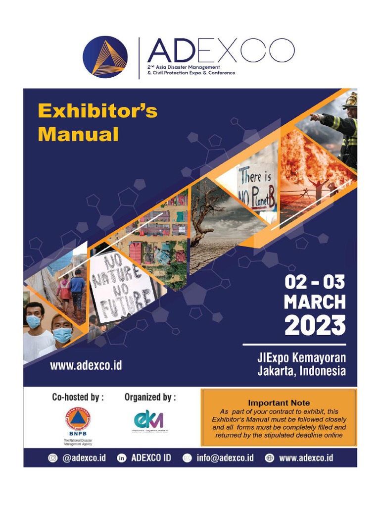 ADEXCO2023 Exhibitor Manual (0602) Final - 1 | PDF | Legal Liability | Damages