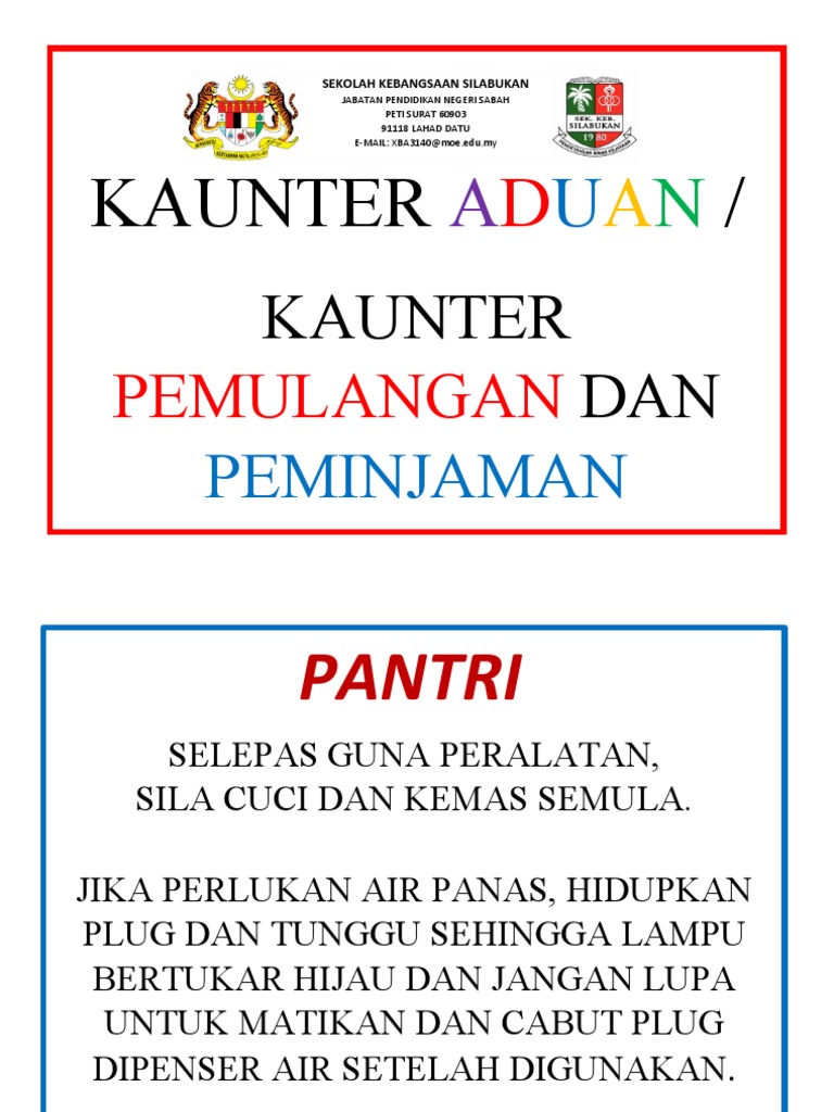 KAUNTER ADUAN | PDF