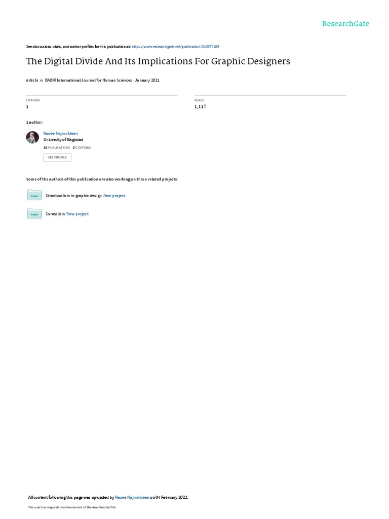 First Article On Digital Design | Download Free PDF | Graphic Design ...