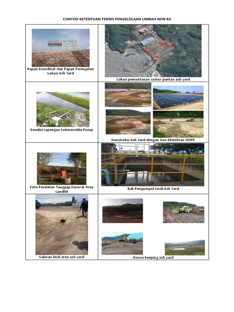 Contoh Foto Pengelolaan Limbah Non B3 | PDF