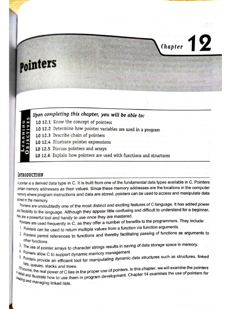 Ch. No. 5. Pointers | PDF Ch. No. 5. Pointers | PDF