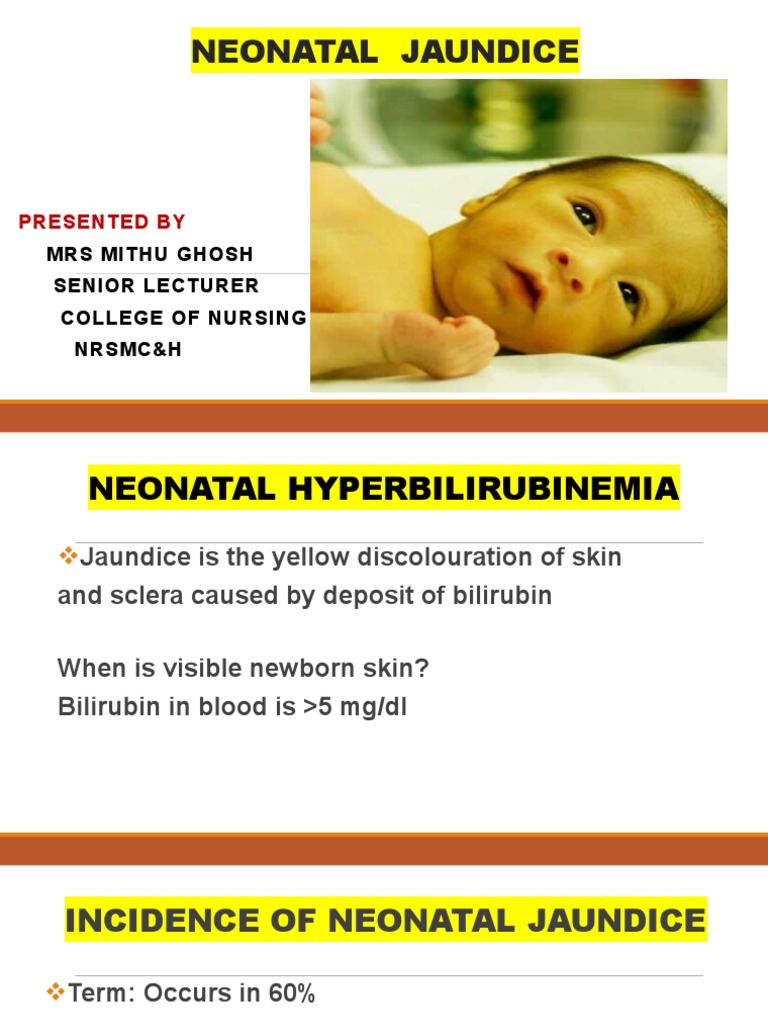 Neonatal Jaundice | PDF | Blood | Hematology