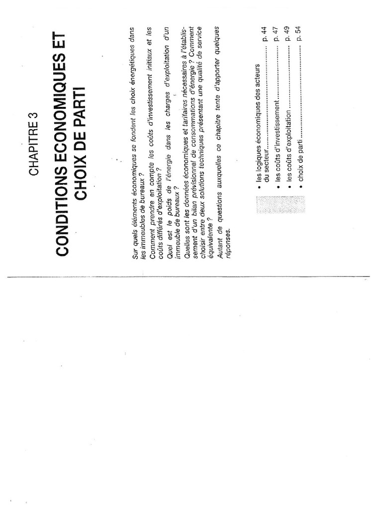 AICVF - Condition Économique Et Choix Du Parti | PDF