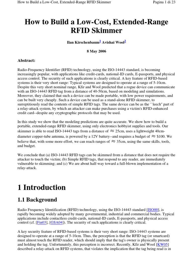 Rfid Skimmer | Download Free PDF | Amplifier | Radio Frequency ...