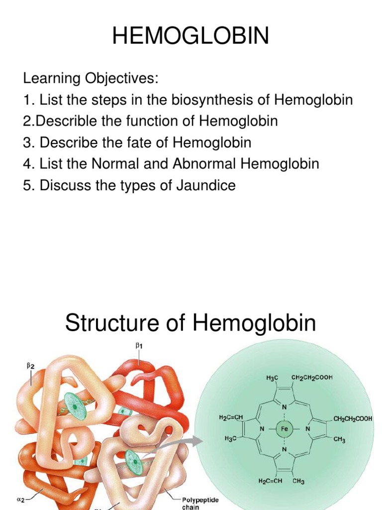 Hemoglobin 04102018 | PDF | Hemoglobin | Clinical Medicine
