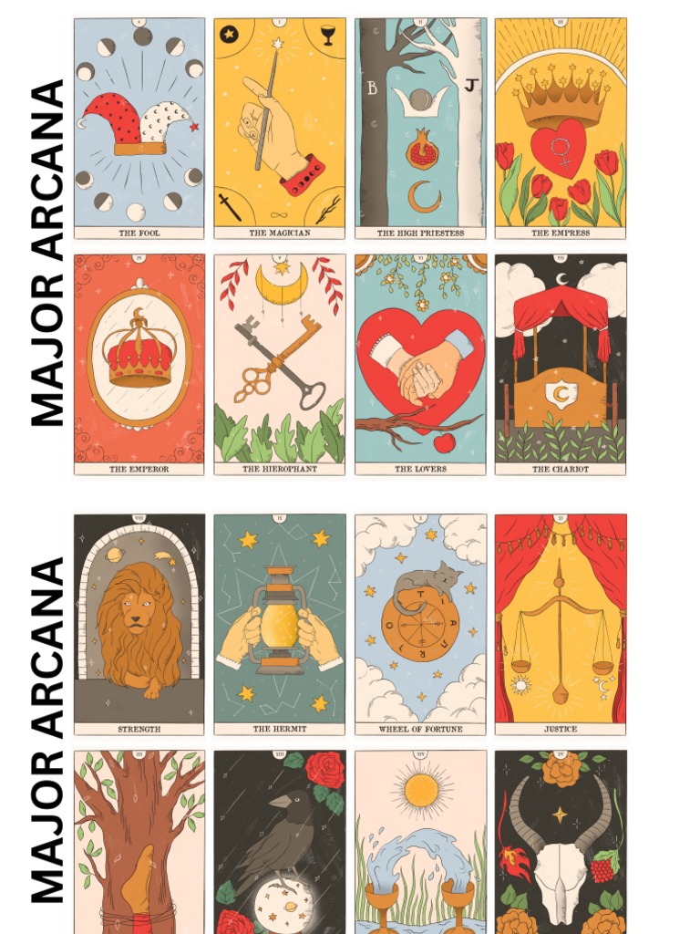 Free Printable Tarot Deck Onyourjourney | PDF