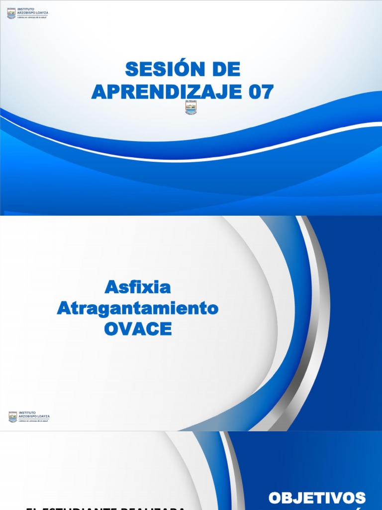 Sesion de Aprendizaje N°7 OVACE | PDF | Tratamientos médicos | Enfermedades y trastornos humanos