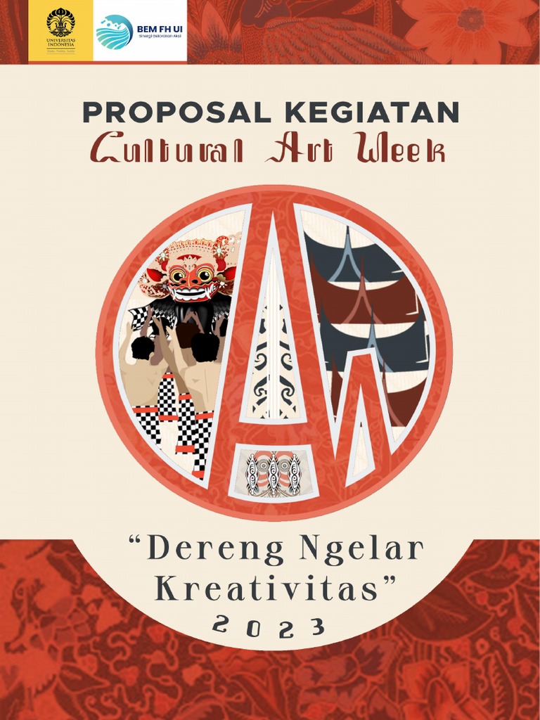 Proposal Cultural Art Week 2023 | PDF | Ilmu Sosial