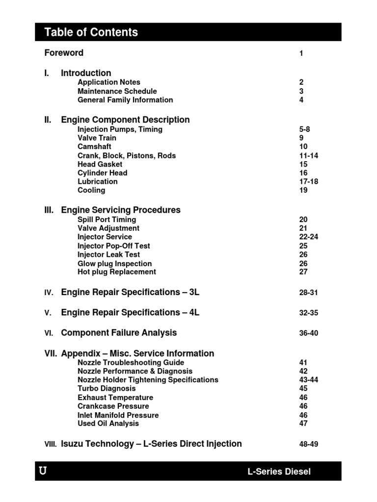 L Series | PDF | Internal Combustion Engine | Pump