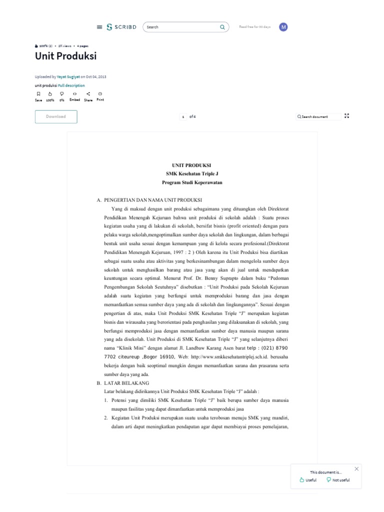 Unit Produksi - PDF | PDF