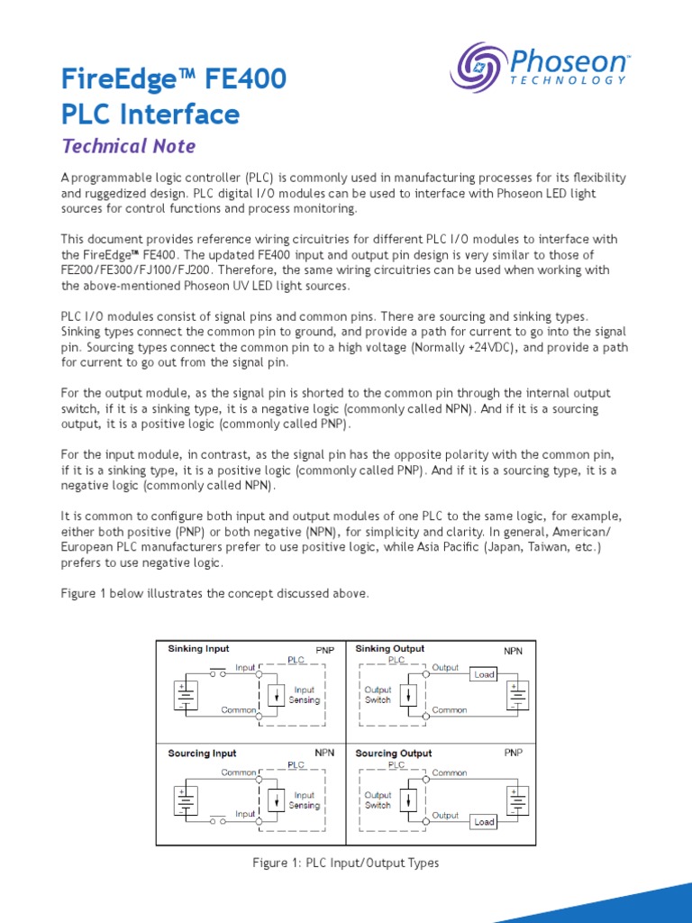 FireEdge FE400 PLC Interface Tech Note | PDF | Programmable Logic ...