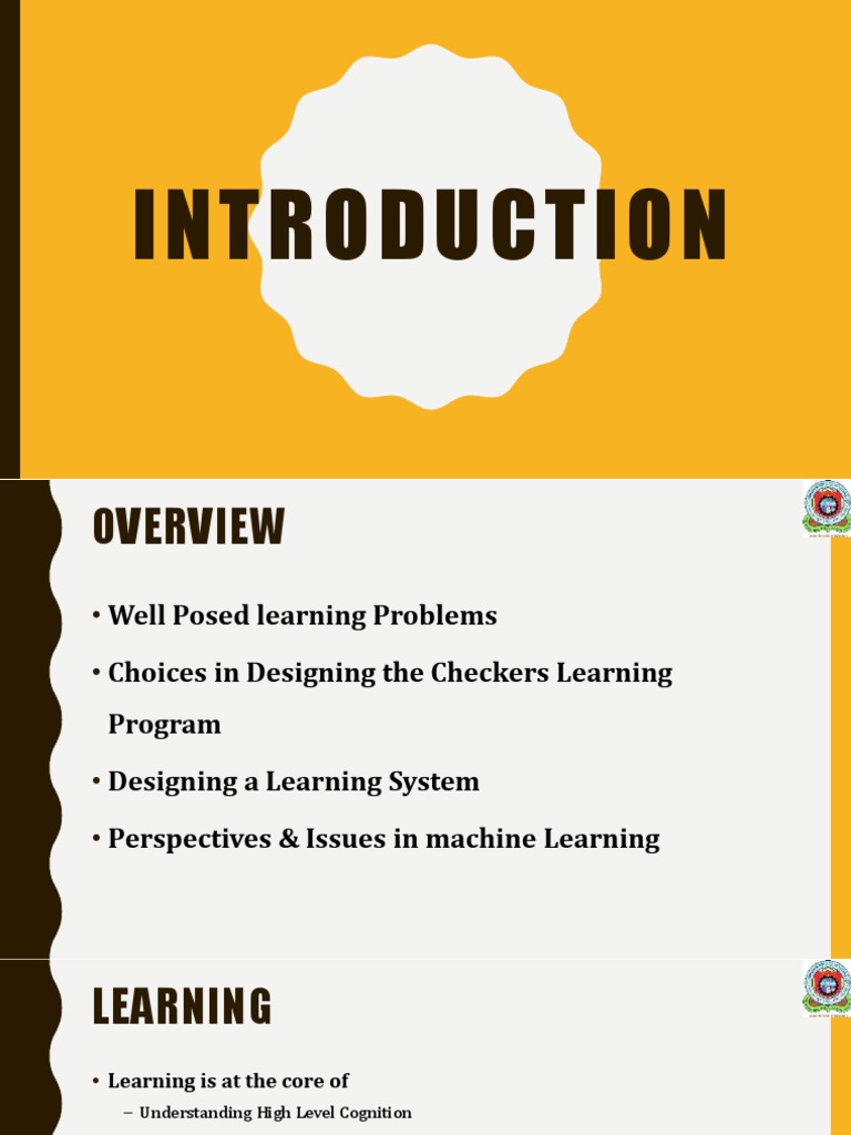 ML-UNIT-1 - Introduction PART-1 | Download Free PDF | Machine Learning ...